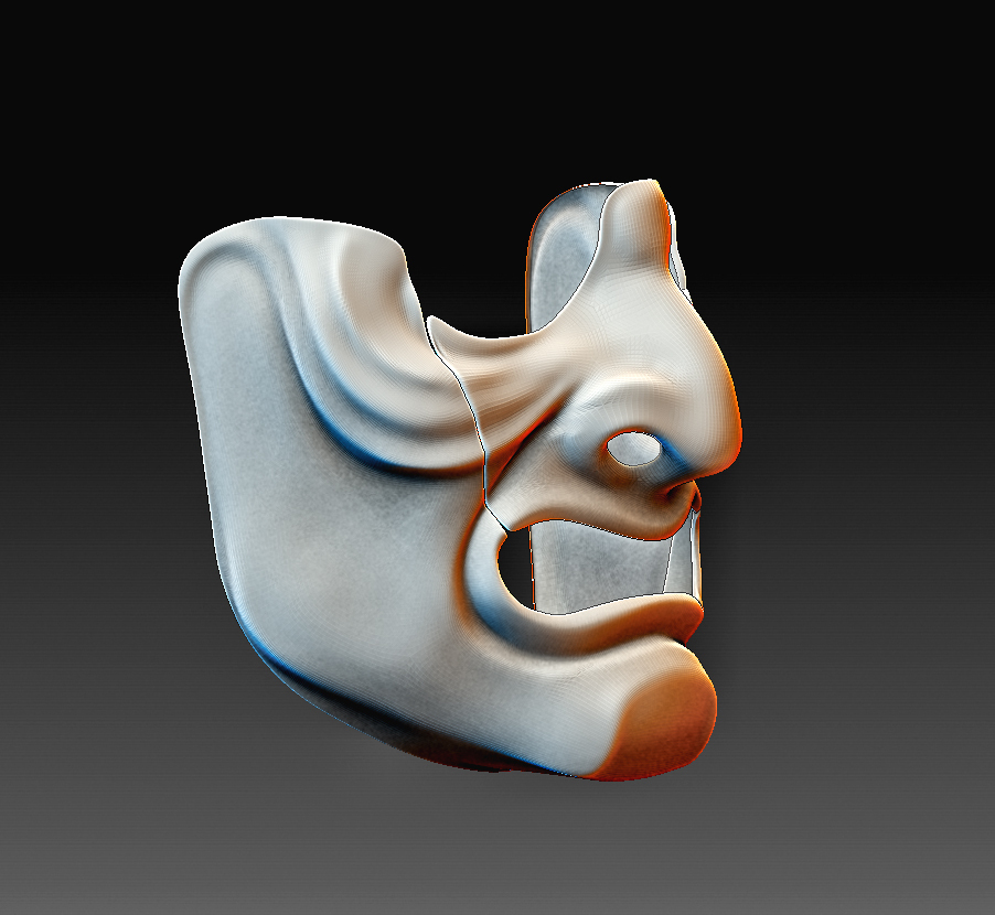 Free STL file Shogun mask 🎨・3D printer design to download・Cults