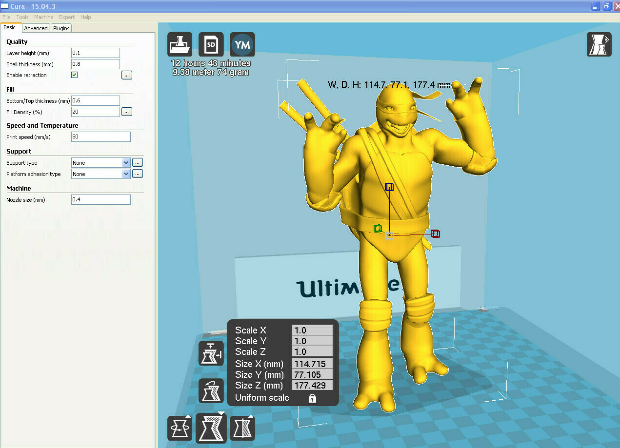 Free STL file Leonardo・3D print model to download・Cults