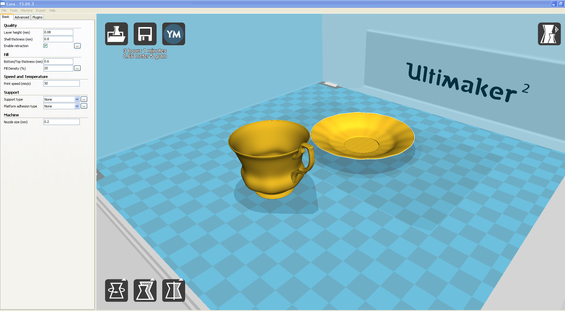 Free STL file Service - Tea cup and Saucer 🫖・Template to download and ...