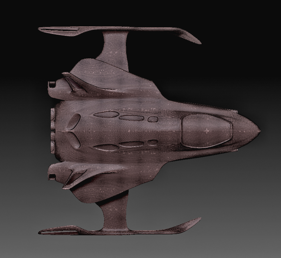 Free STL file Space fighter 🛰・3D printing idea to download・Cults