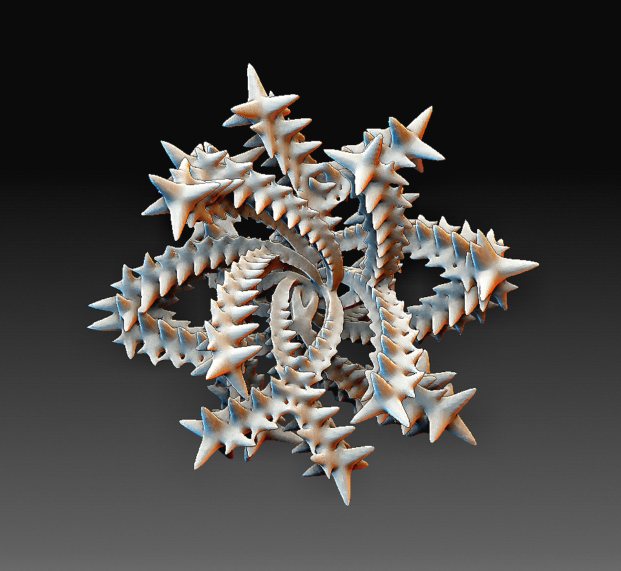 Free STL file Fractal ornament 7 🎨・3D printer design to download・Cults