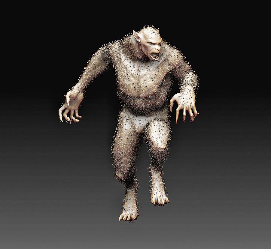 Free STL file Werewolf 2 🐺・3D printable model to download・Cults