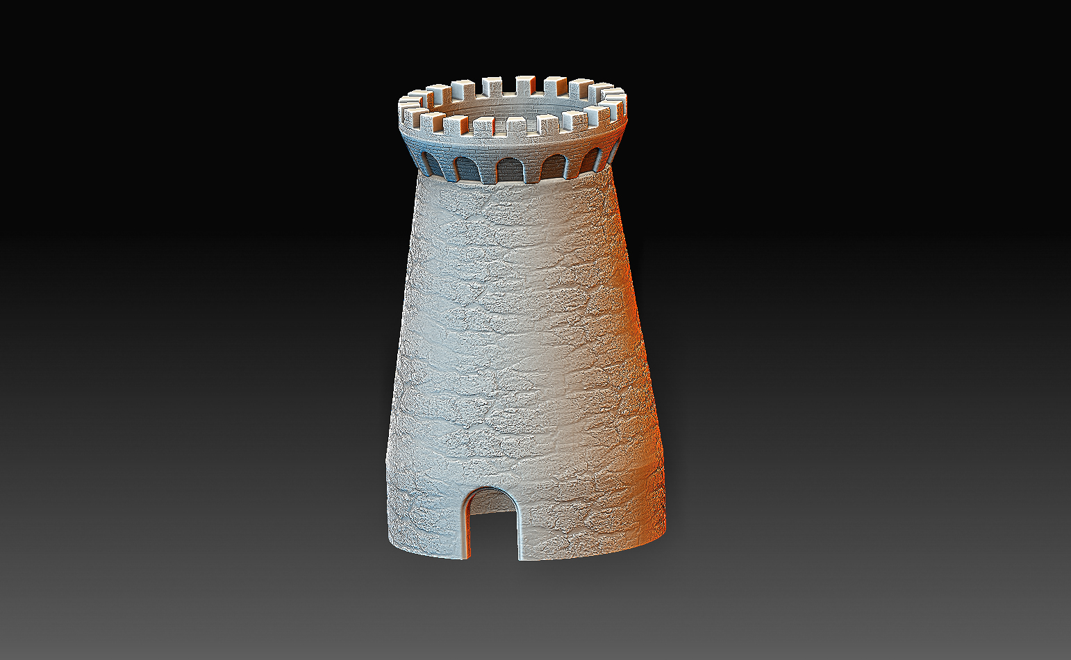 STL file Castle tower・3D printer design to download・Cults