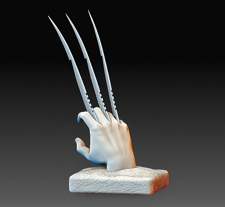 Бесплатный STL файл X Man hand 👨・3D-печать объекта для загрузки・Cults