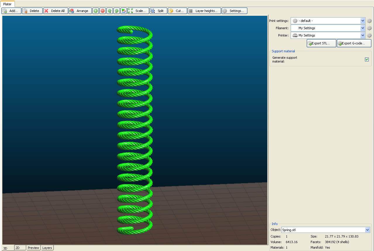 Free STL file Spring 🎨・3D print object to download・Cults