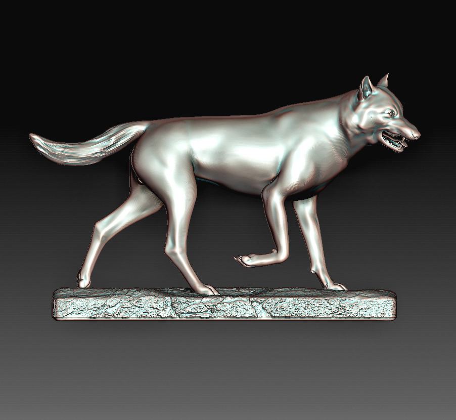 Free STL file Wolf・3D printer design to download・Cults