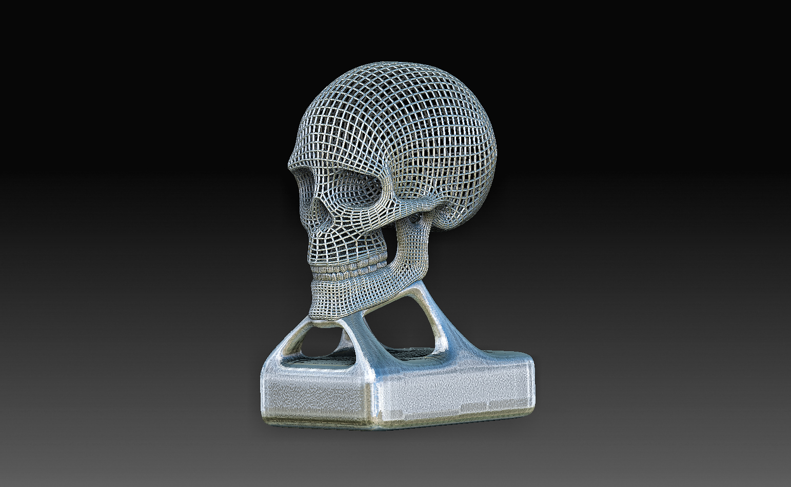 Free STL file Wire skull 2 💀・3D print design to download・Cults