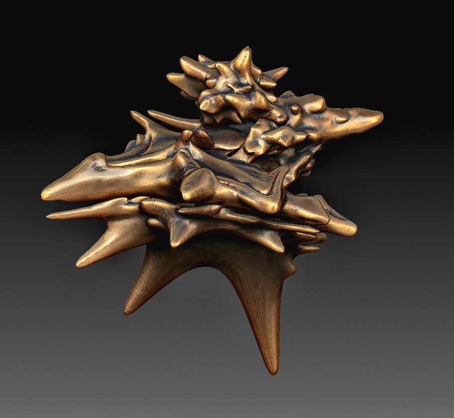 Archivo STL gratuito Ornamento fractal 🎨・Objeto para descargar e ...