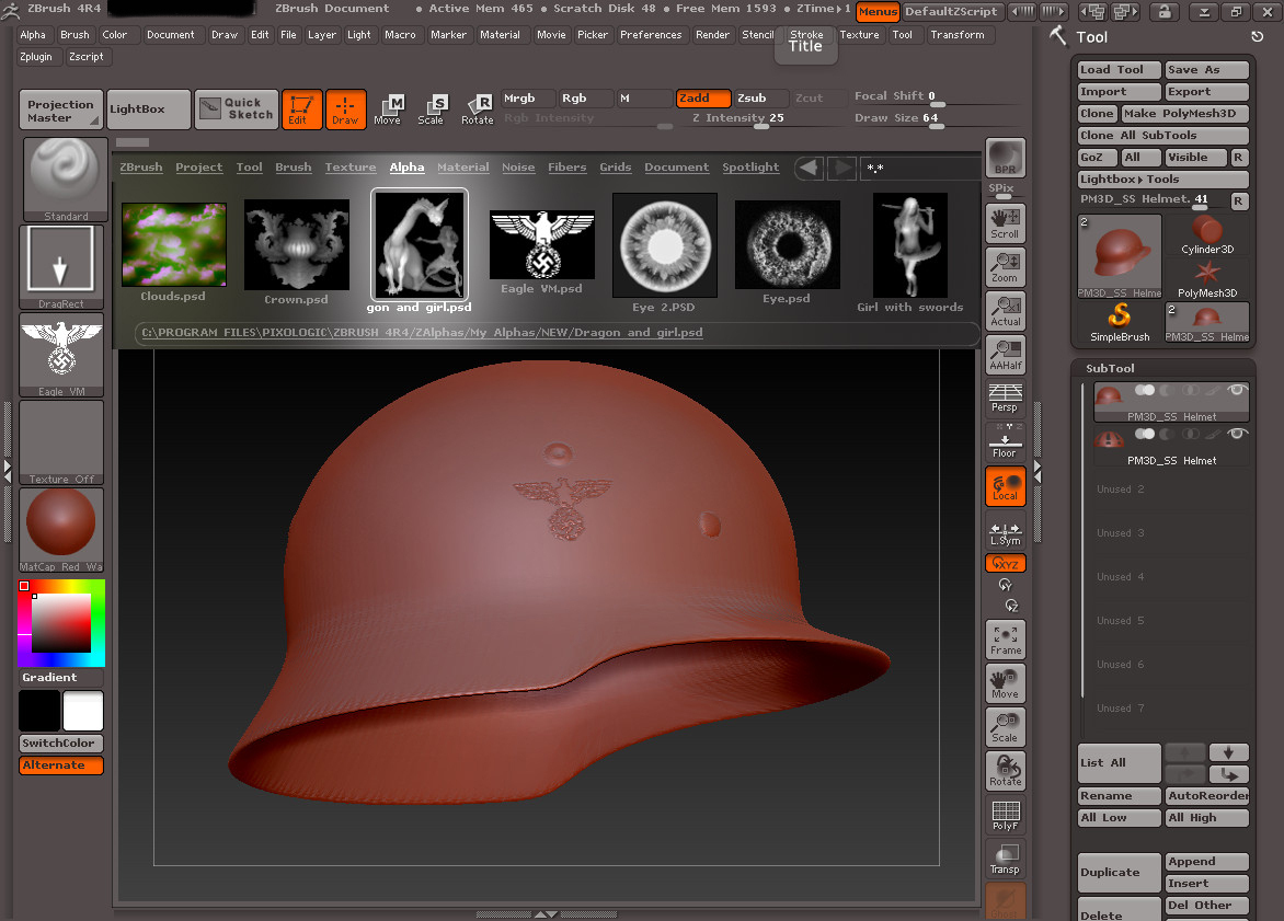 Free STL file German helmet WW2・3D printing idea to download・Cults