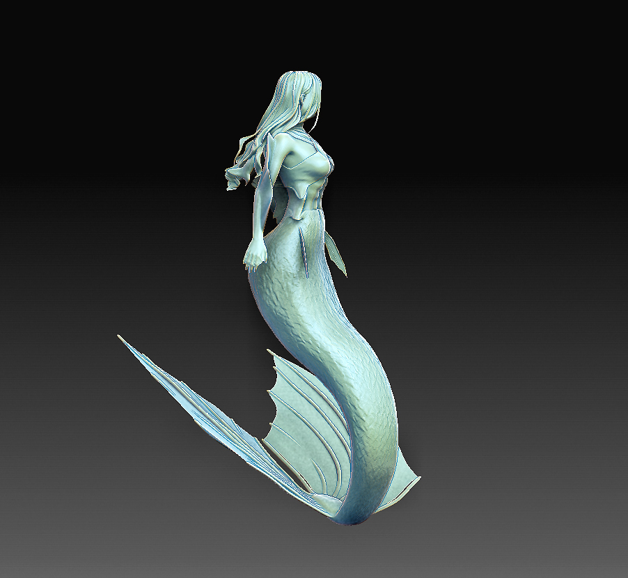 Free STL file Mermaid 3 🧜‍♀️・Template to download and 3D print・Cults