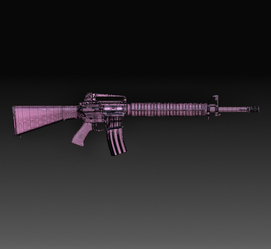 Free STL file M 16 Rifle 🔫・3D print design to download・Cults