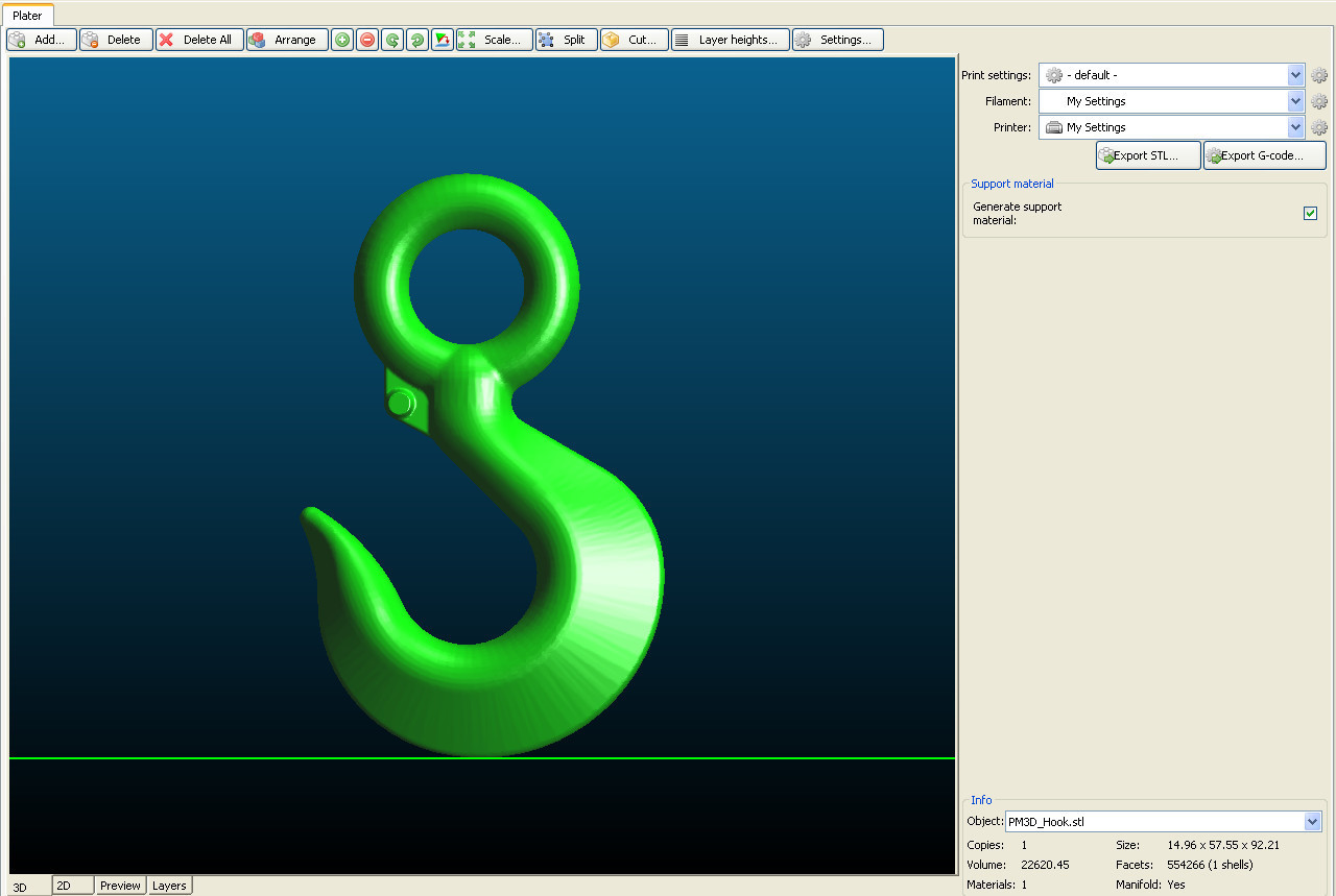 Free STL file Hook・Design to download and 3D print・Cults
