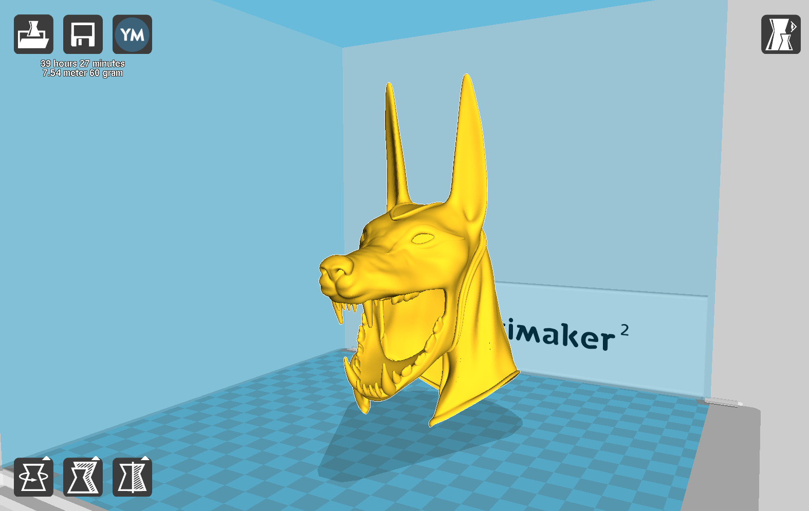 Free STL file Anubis mask 🎨・3D printable object to download・Cults