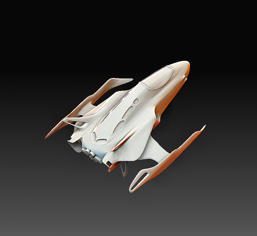 Free STL file Space fighter 🛰・3D printing idea to download・Cults
