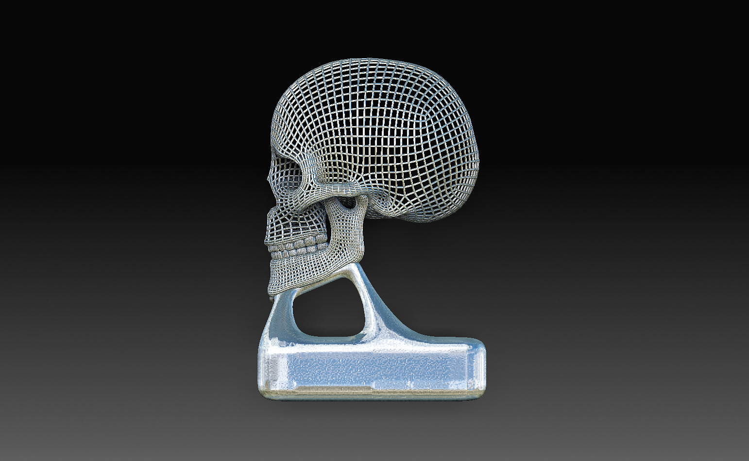 Free STL file Wire skull 2 💀・3D print design to download・Cults