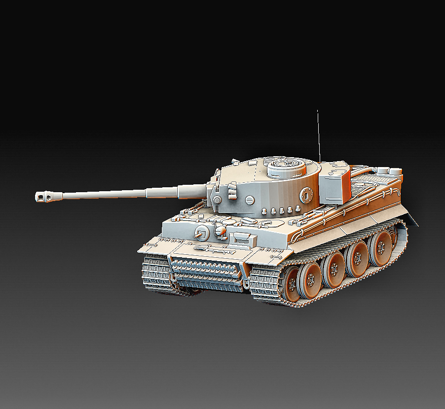 Free STL file Panzer Tiger 🐅・3D printer model to download・Cults