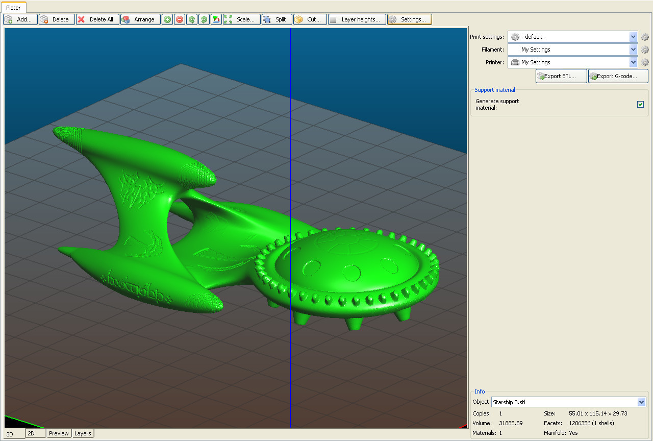 Free STL file Space battleship 3 🛰・3D printable design to download・Cults