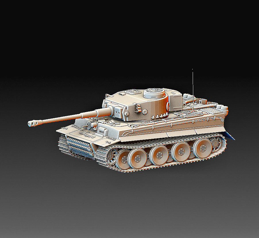 Free STL file Panzer Tiger 🐅・3D printer model to download・Cults