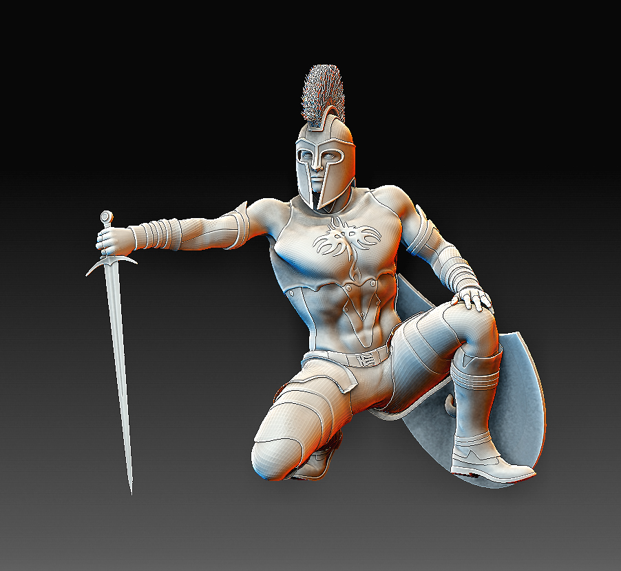 Free STL file Gladiator・3D printable design to download・Cults