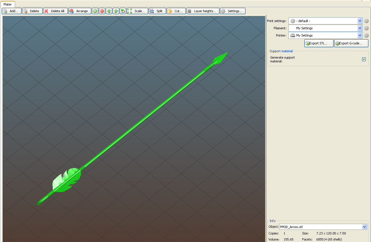 Free STL file Arrow 🏹・3D printer model to download・Cults