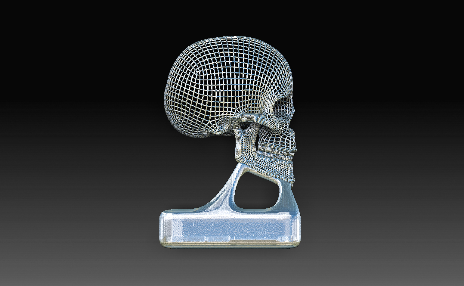 Free STL file Wire skull 2 💀・3D print design to download・Cults