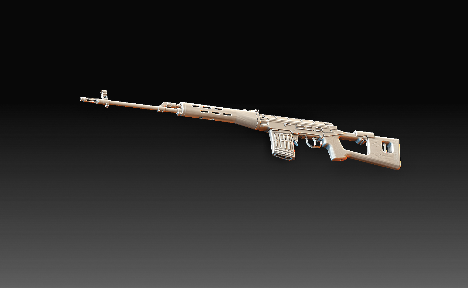 Free STL file SVD Dragunov 🔫・3D print object to download・Cults