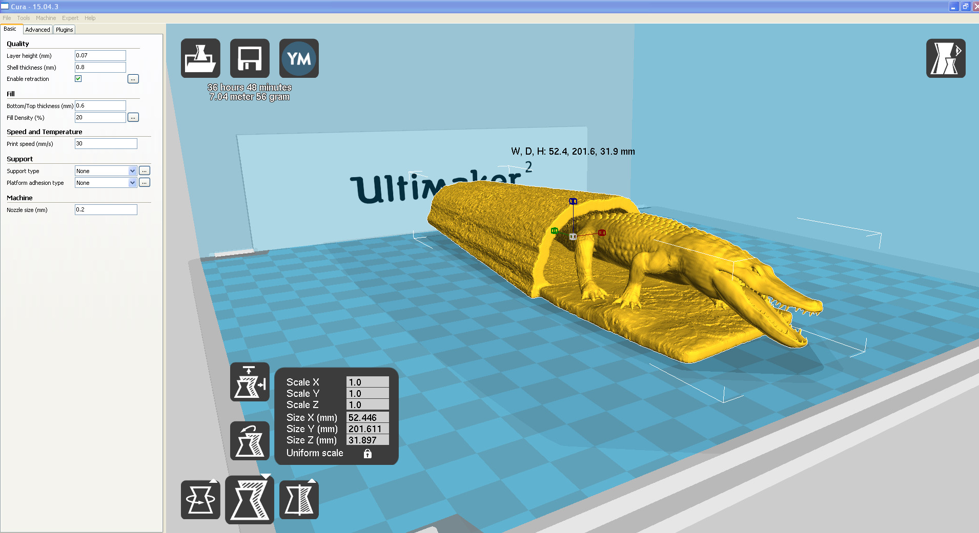 Free STL file Alligator 🎨・3D print object to download・Cults