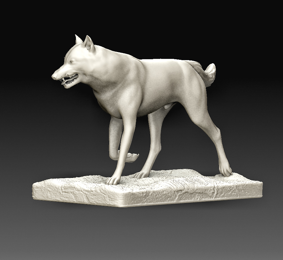 Free STL file Wolf・3D printer design to download・Cults
