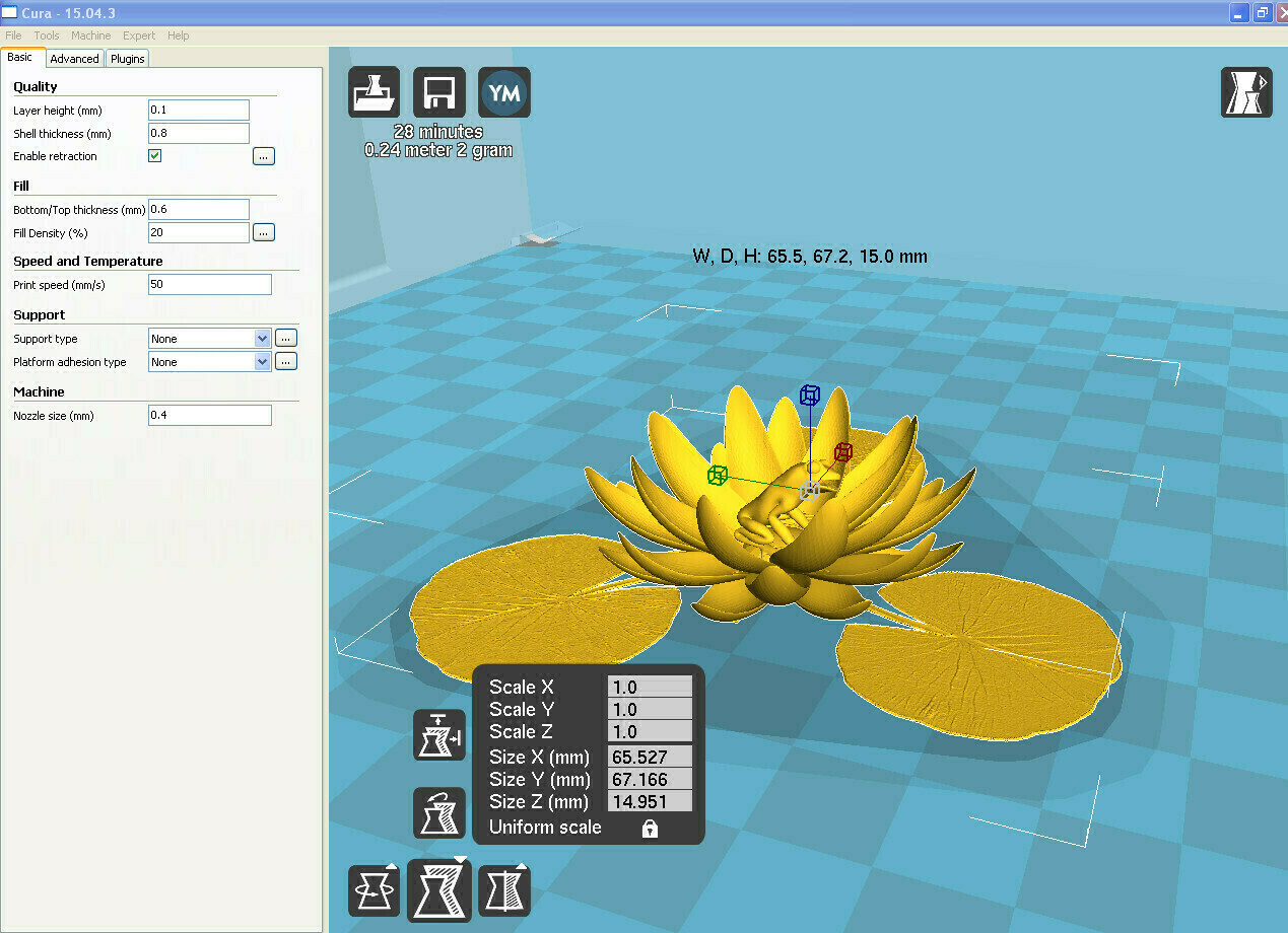 Free STL file Water Lilly 🚰・3D printable model to download・Cults