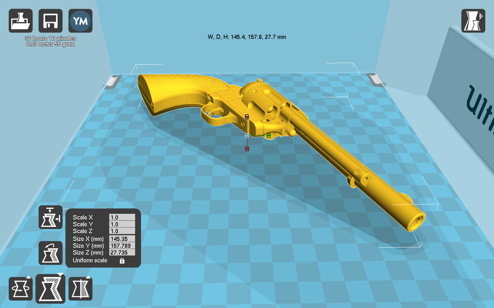 Free STL file Colt SA M1873 🔫・3D print design to download・Cults