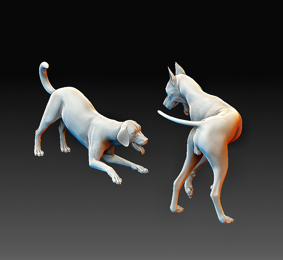 Free STL file Dogs friend・Design to download and 3D print・Cults