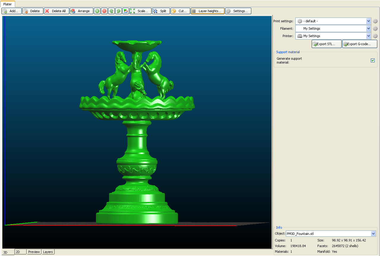 Free STL file Fountain・3D print design to download・Cults