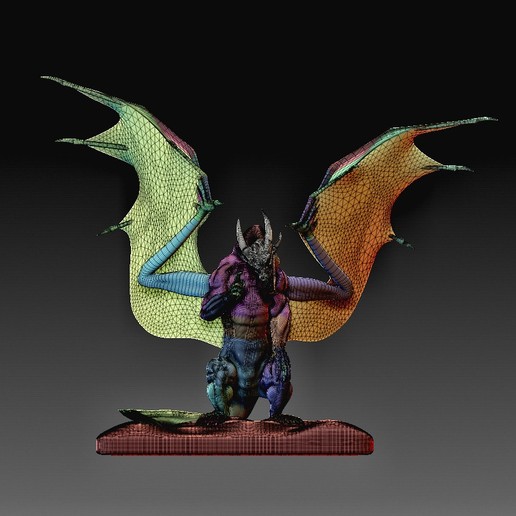 Download OBJ file Dragon • 3D printable model ・ Cults