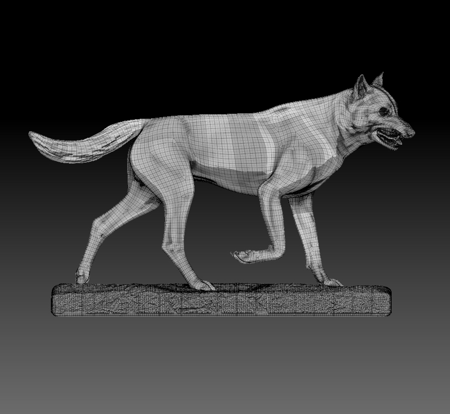 Free STL file Wolf・3D printer design to download・Cults