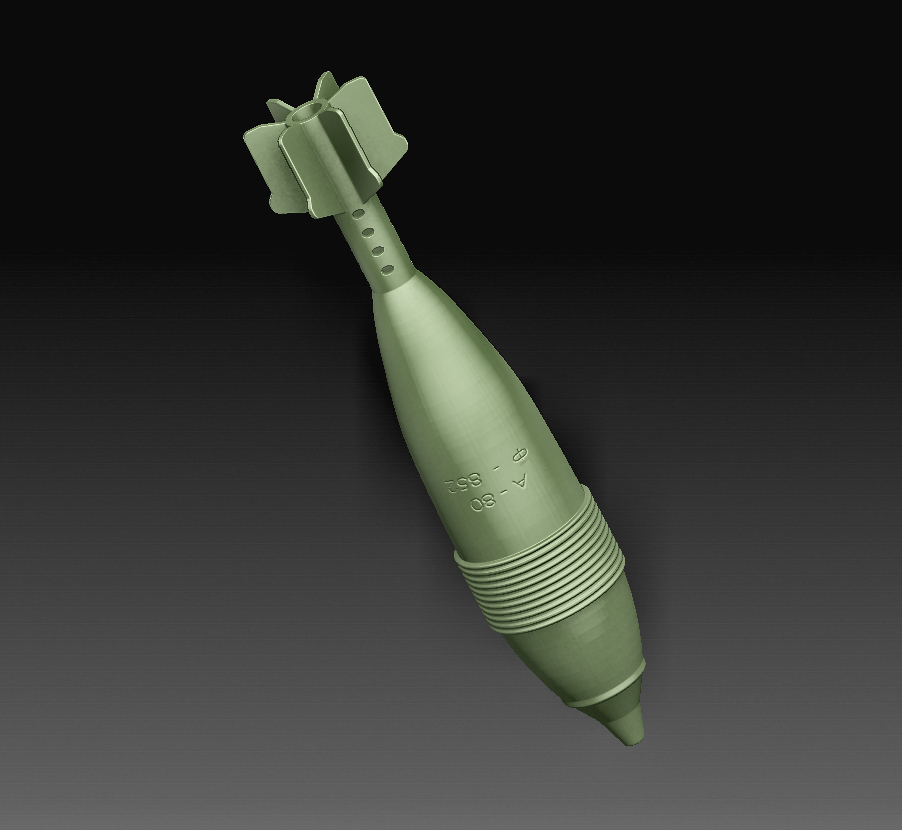 Free STL file Mortar projectile 🔫・3D printable model to download・Cults