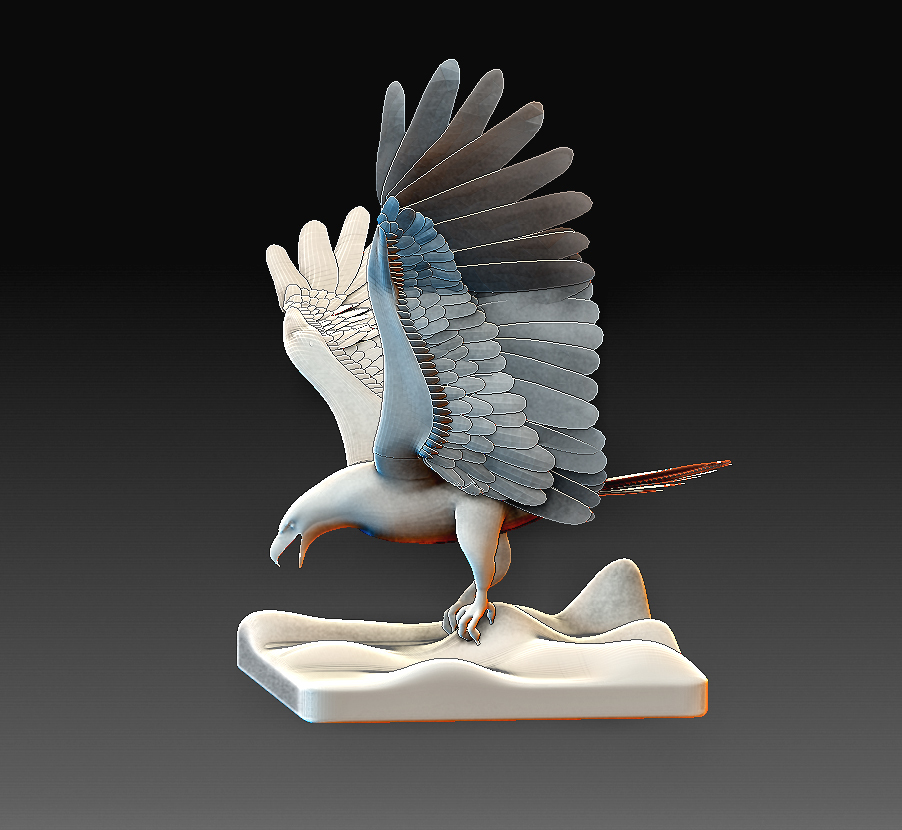 STL file Eagle・3D printing design to download・Cults