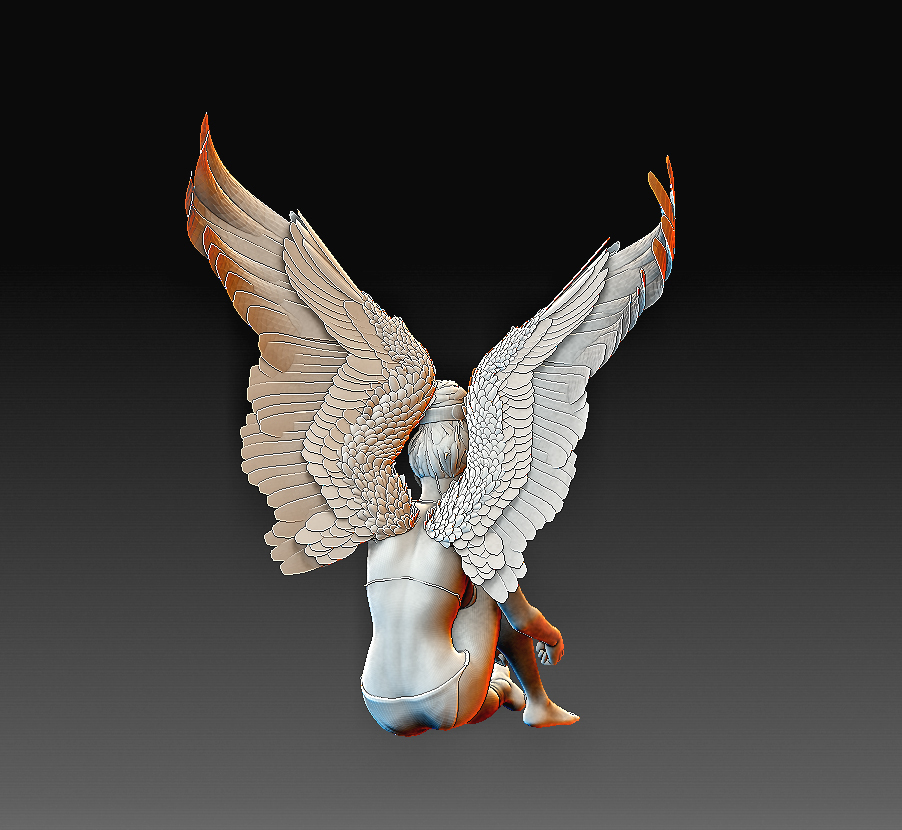 Free STL file Fairy girl 🧚・3D printing idea to download・Cults