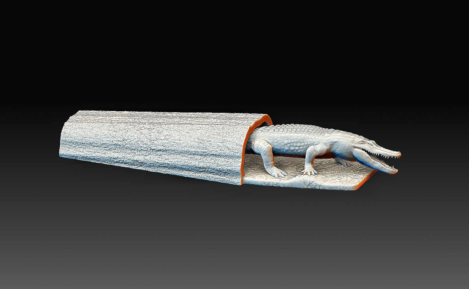 Free STL file Alligator 🎨・3D print object to download・Cults