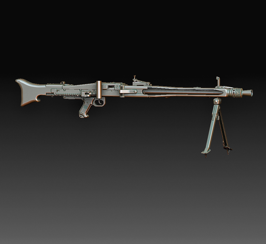 STL file MG 42 Mashinegun・3D printing model to download・Cults
