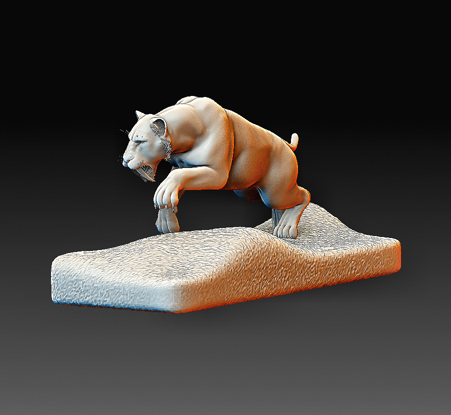 Free STL file Sabertooth・3D printer model to download・Cults