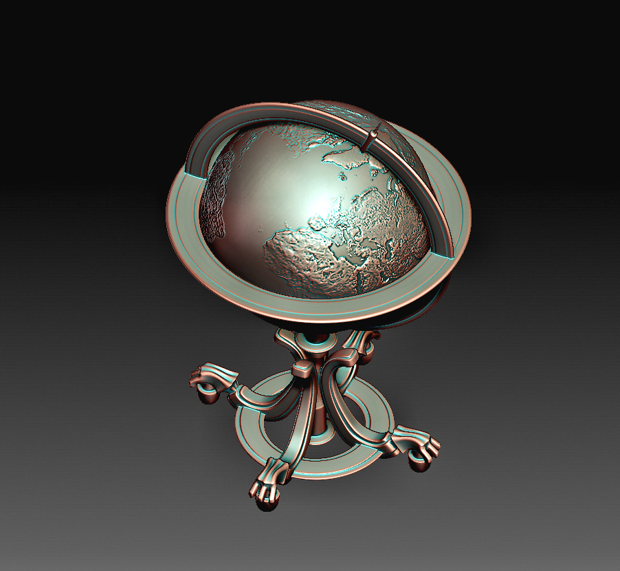 Free STL file Earth globe 🌍・3D printing model to download・Cults