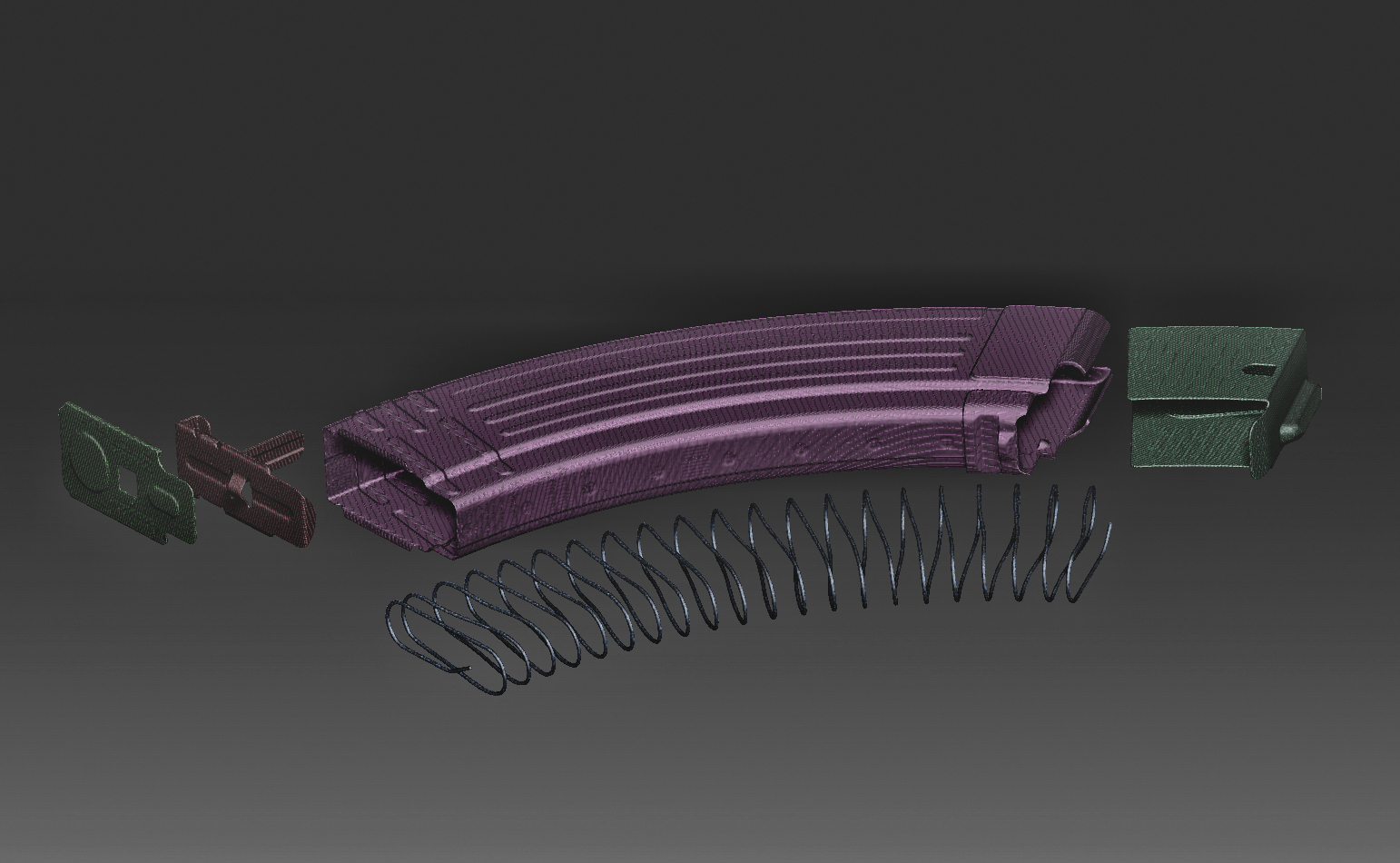 Free STL file AKM Magazine 🔫・Design to download and 3D print・Cults