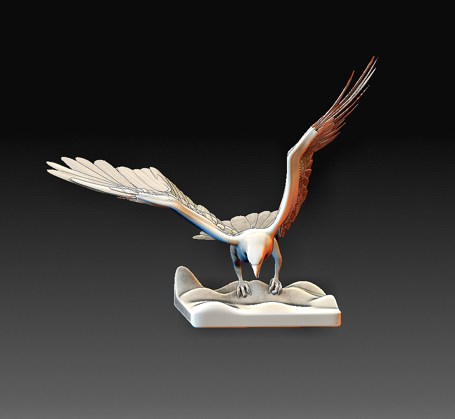 STL file Eagle・3D printing design to download・Cults