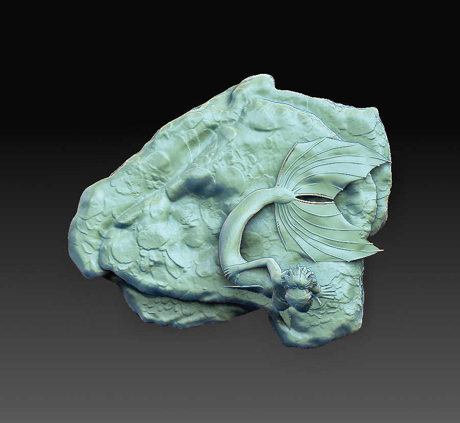 Free STL file Mermaid 2 🧜‍♀️・3D printable model to download・Cults