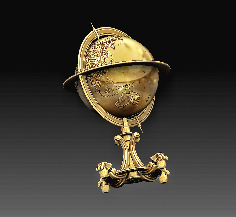 Free STL file Earth globe 🌍・3D printing model to download・Cults