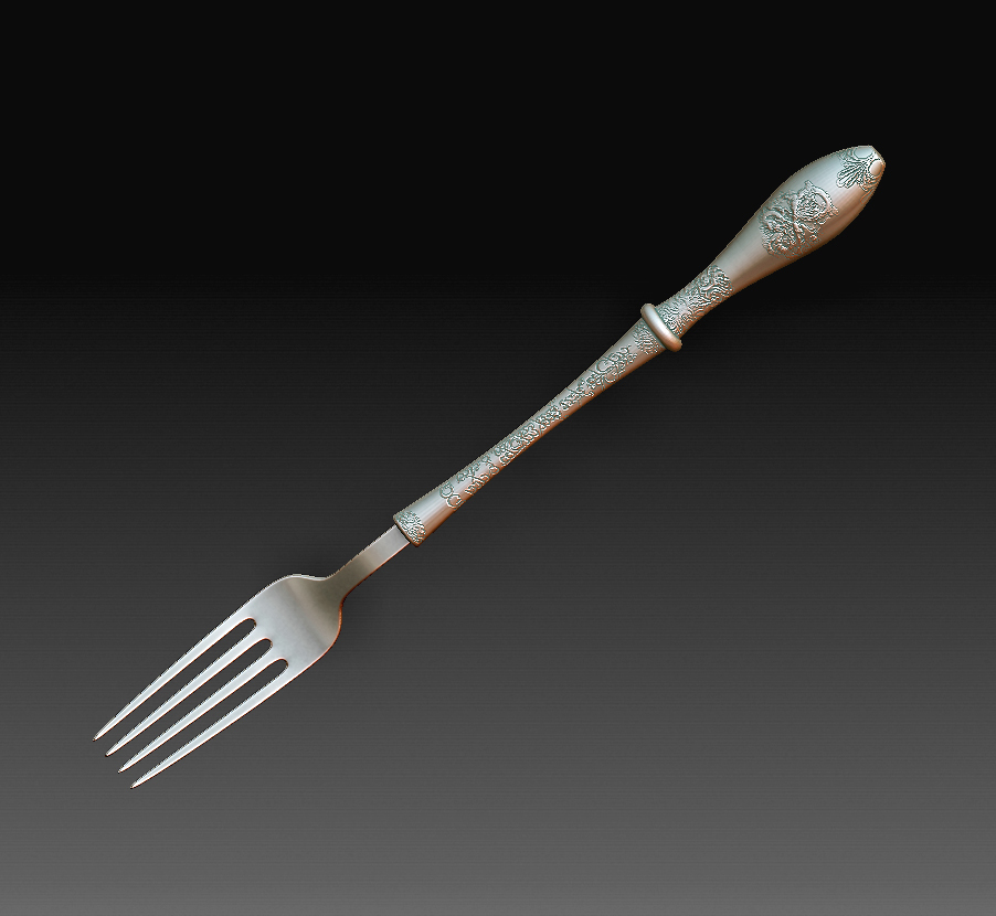 Free STL file Fork model 🎨・3D printer model to download・Cults