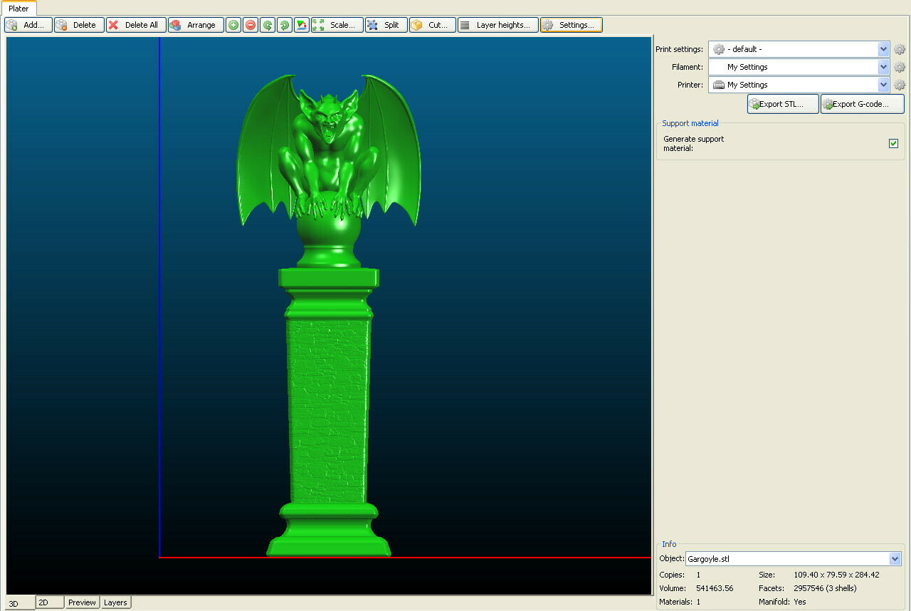 Free STL file Gargoyle 🎨・Template to download and 3D print・Cults
