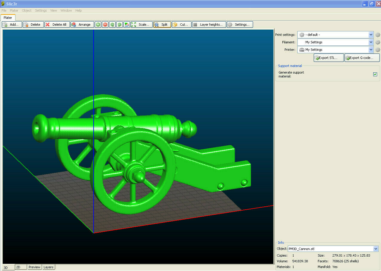 Free STL file Cannon 🔫・3D printable model to download・Cults