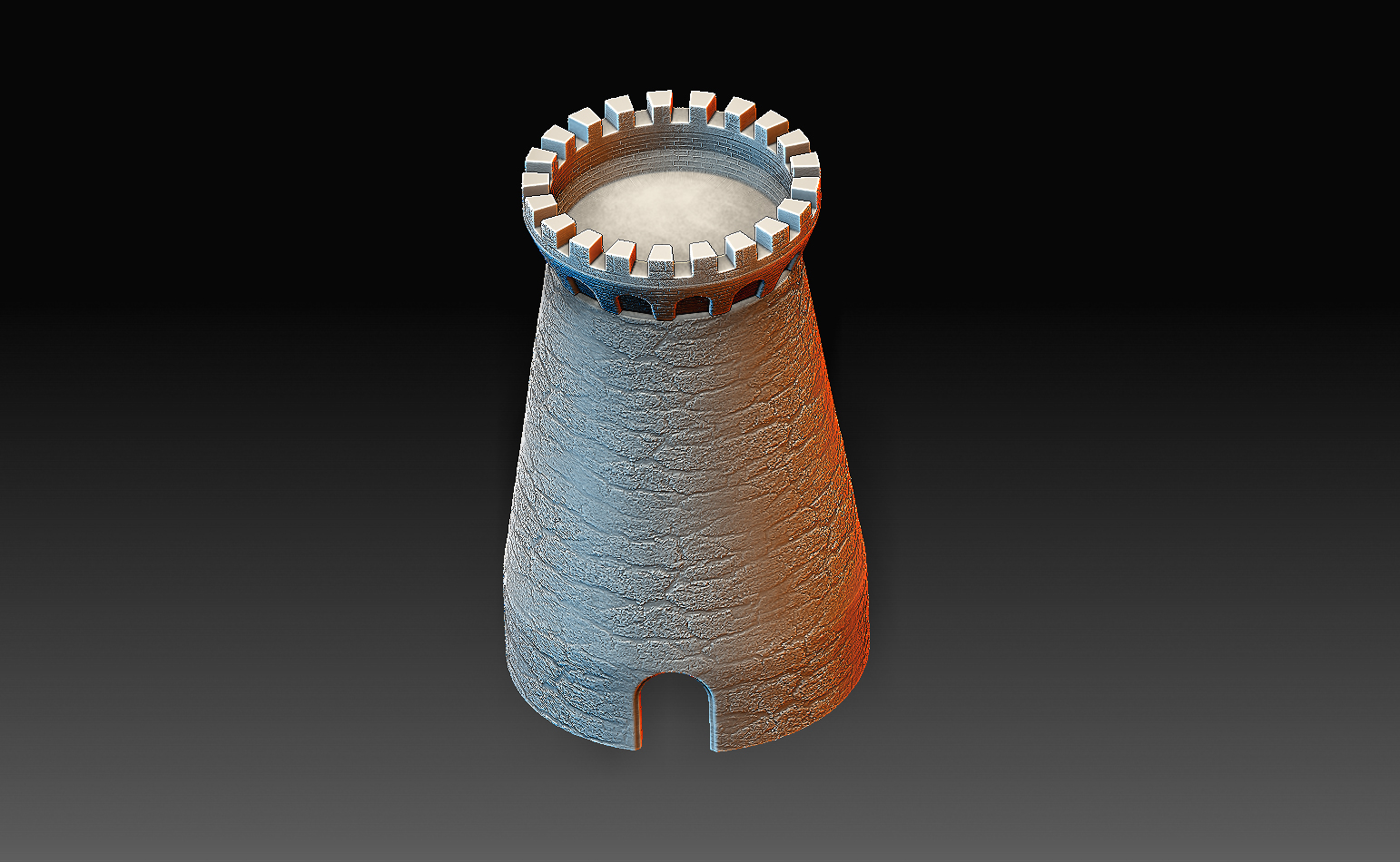 STL file Castle tower・3D printer design to download・Cults