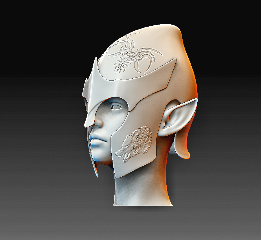 Archivo STL gratuito Cabeza de elfo 👫・Idea de impresión 3D para ...